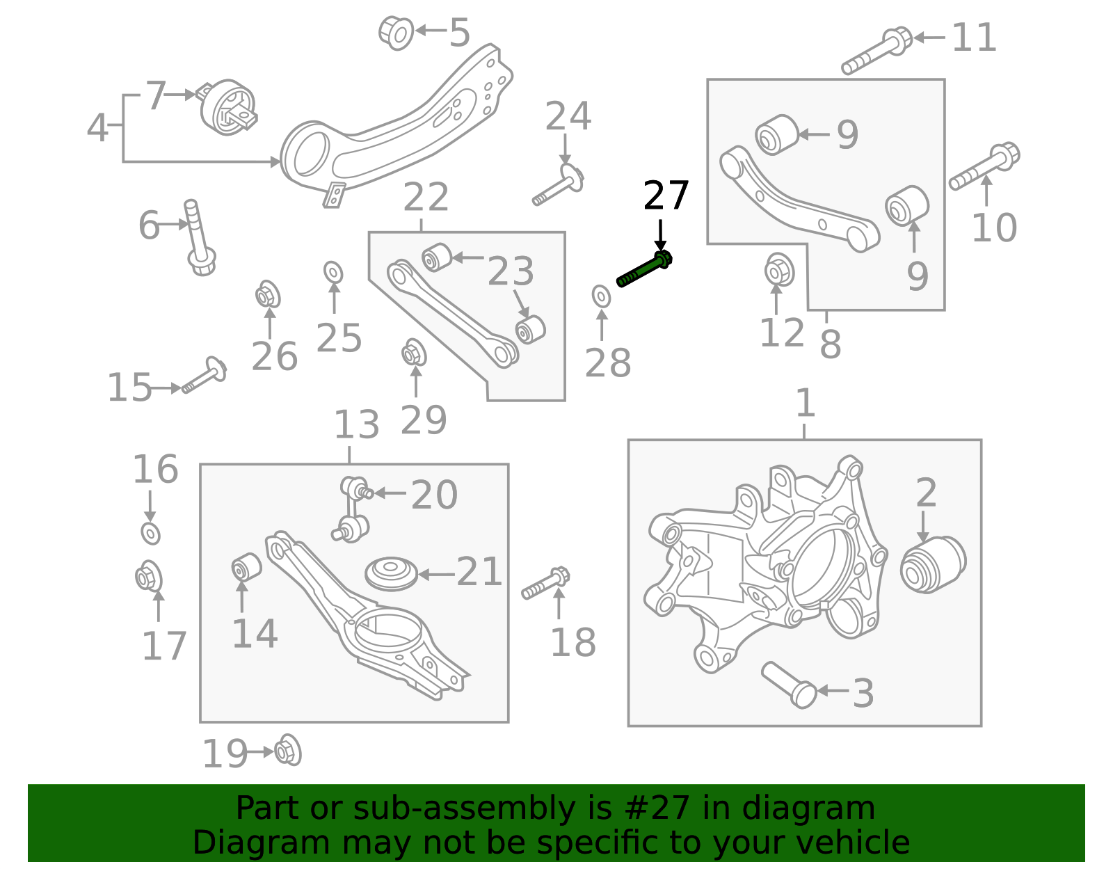 2020-2025 Kia Lateral Arm Mount Bolt 11655-14956K | TascaParts.com