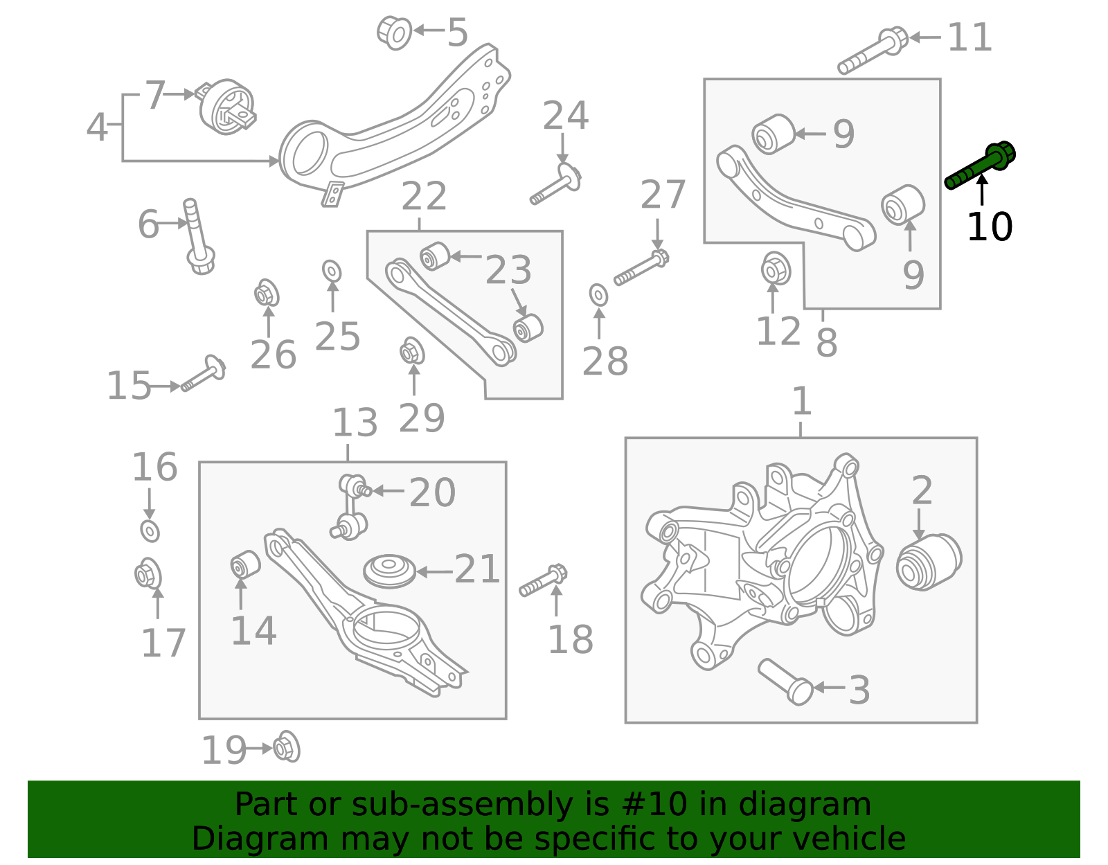 55447-2G000 - Lower Control Arm Mount Bolt 2006-2025 Kia | Kia.Parts Store