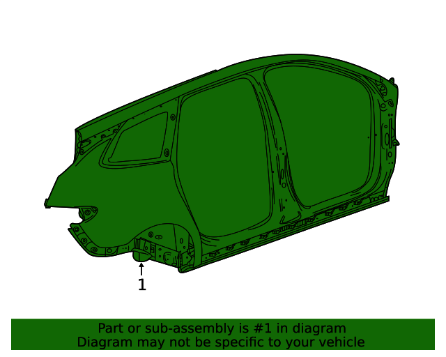 84689015 GM Body Driver Side Outer Panel | GM Parts Store
