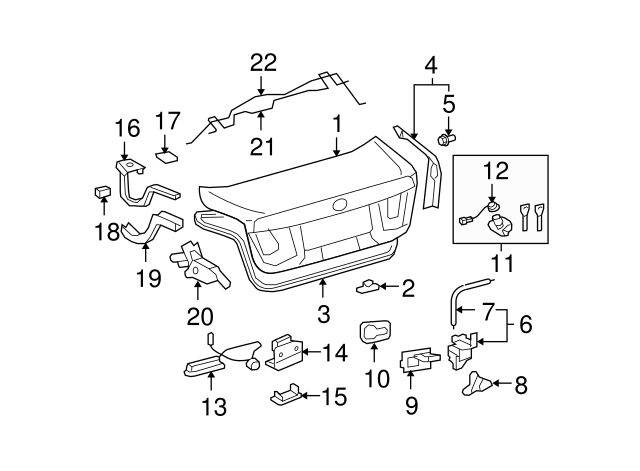 64650-50040 - Lock Assembly 2007-2012 Lexus | Lexus of Stevens Creek Parts