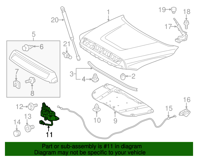 2014-2021 Toyota Tundra Lock Assembly 53510-0C070 | Toyota Parts Center
