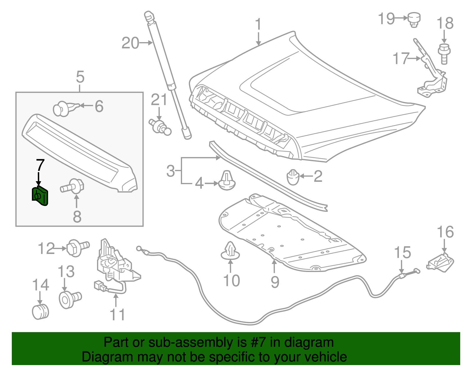 2006-2025 Toyota Grille Assembly Nut 90183-06030 | Toyota Parts Center