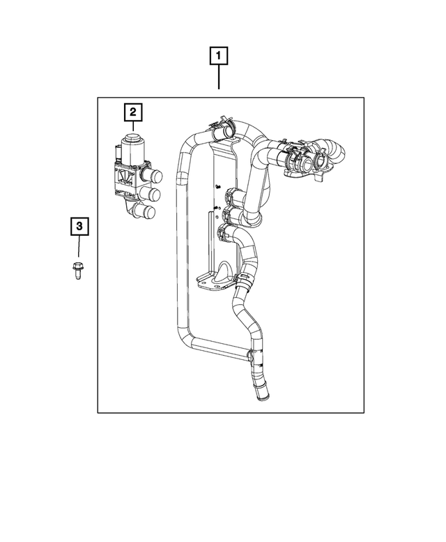 2017-2025 Chrysler Coolant 2 Way Valve 68237835AB | Mopar eStore