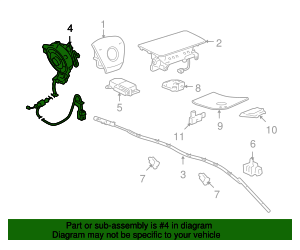 2013-2014 GM Clock Spring 22911594 | TascaParts.com