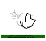 2002-2009 GM Power Steering Pressure Line Hose 26095037 | GMPartsDirect.com