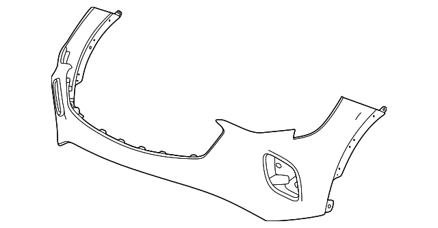 Primed Front Bumper Upper Fascia 85142786 | OEM Parts Online