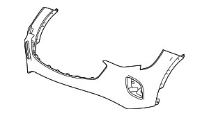 85142786 - Primed Front Bumper Upper Fascia GM Parts Warehouse