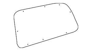 639-692-66-02-7386 - Upper Panel 2018-2023 Mercedes-Benz Metris ...