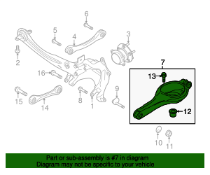 2015-2019 Lincoln MKC Arm Assembly Rear Suspension EJ7Z-5500-A | Blue Springs Ford Parts