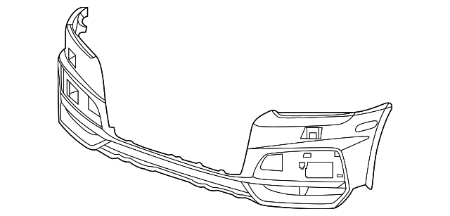 2018 Audi Bumper Cover 8U0-807-065-AB-GRU | Audi USA Parts