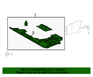 2013-2018 Toyota RAV4 Cover Assembly 51441-0R070 | OEM Parts Online