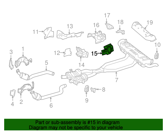 166-682-58-00 - Heat Shield 2016-2019 Mercedes-Benz | AutoNationParts.com