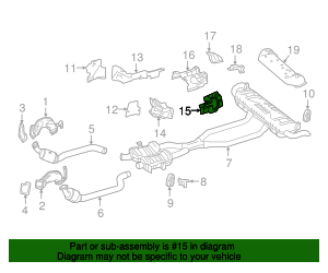 166-682-58-00 - Heat Shield 2016-2019 Mercedes-Benz | AutoNationParts.com