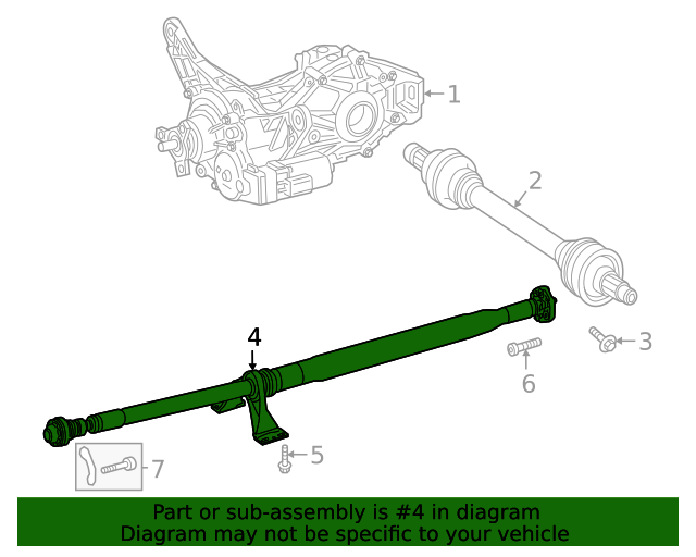 247-410-49-00 - Drive Shaft 2020-2021 Mercedes-Benz GLB 250 | Mercedes ...