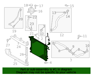 25310-D3310 - Radiator Assembly 2017-2022 Kia Sportage | Kia.Parts Store