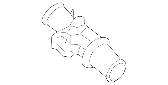 25485-D3100 - Upper Hose Connector - 2017-2022 Kia Sportage | Kia Auto ...