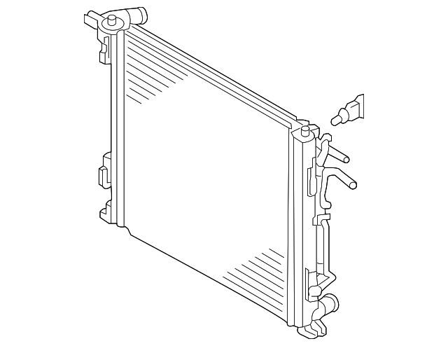 25310-D3310 - Radiator Assembly 2017-2022 Kia Sportage | Kia.Parts Store