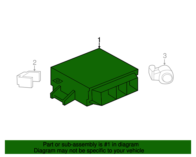 Porsche OEM Control Module Part# 95B-919-475-T | OEM Vehicle Parts