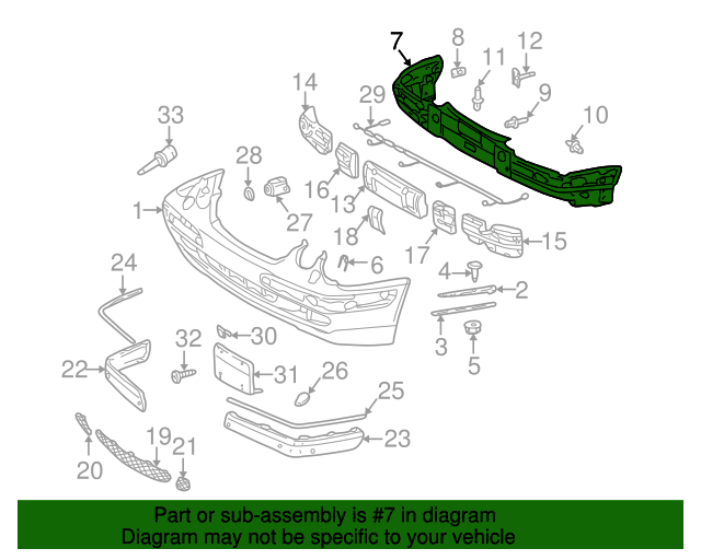 2000-2003 Mercedes-Benz Reinforcement 210-880-05-52 | MB OEM Parts