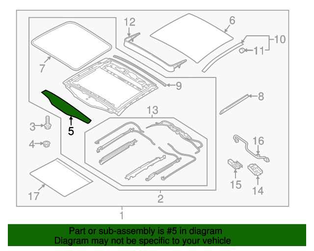 81620-J5000 - Front Glass 2018-2023 Kia Stinger | Kia.Parts Store
