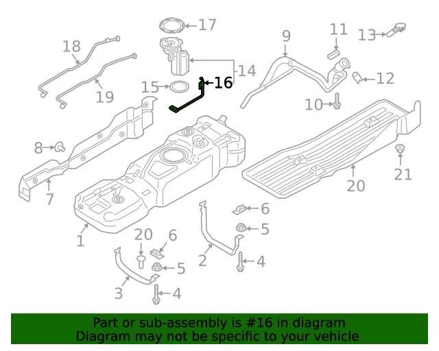 2021 Ford F-150 Fuel Gauge Sending Unit ML3Z-9A299-B | TascaParts.com