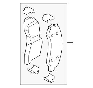 2010-2021 Ford Kit - Brake Lining brf1899 | Retail Performance Auto Parts