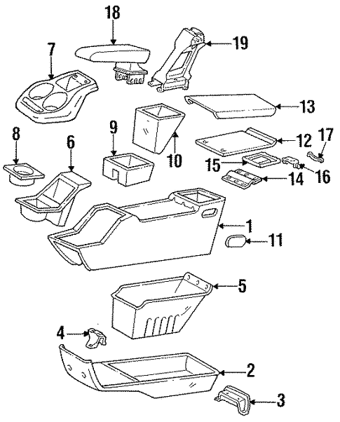 Center for 1994 Ford Explorer | Online Ford Parts Catalog