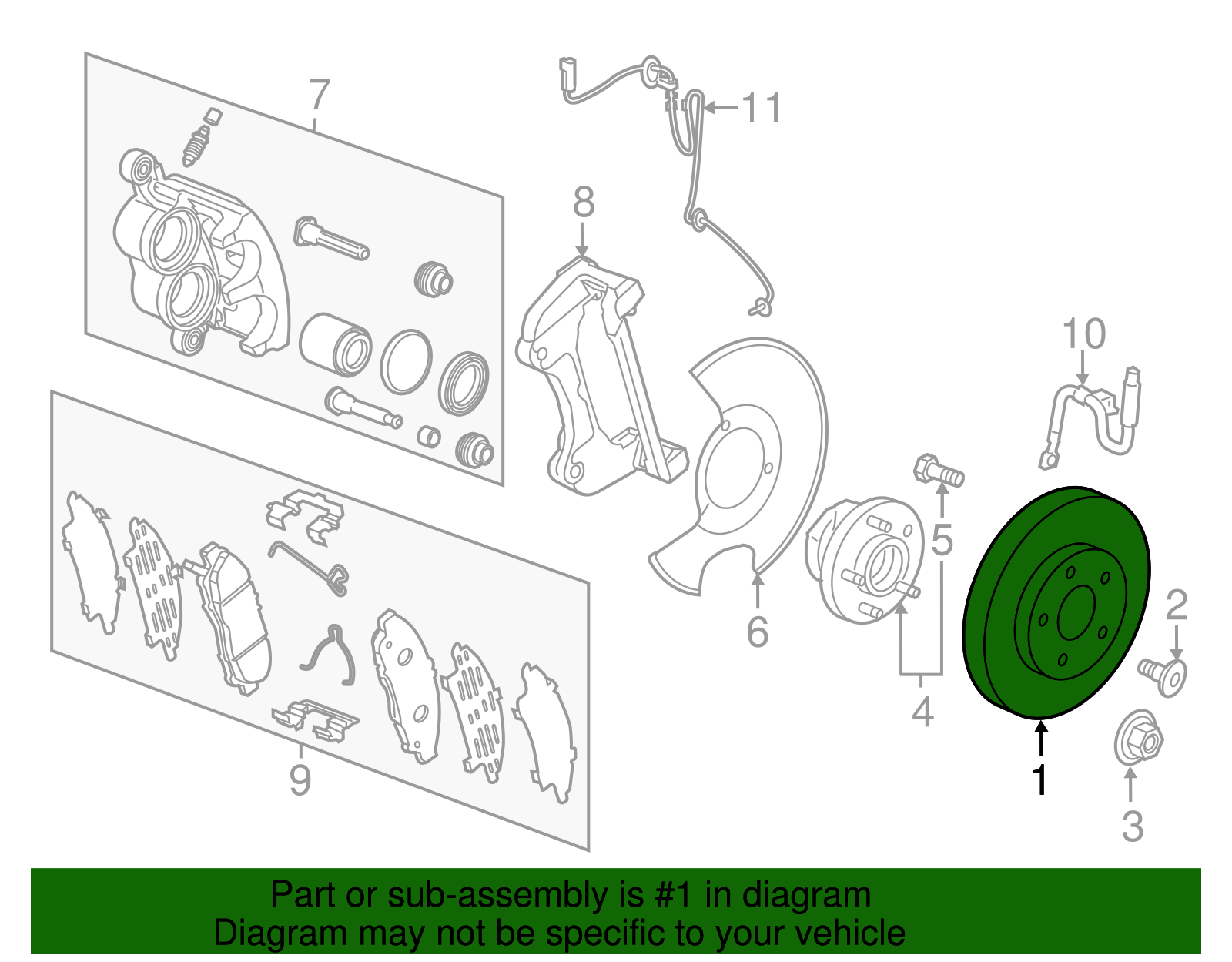 2022-2025 Cadillac Rotor 85513893 GM | GMPartsDirect.com