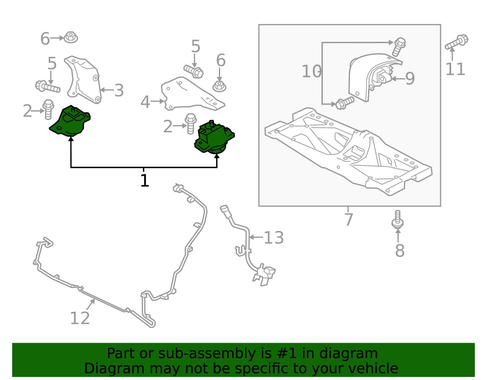 2017-2020 Jaguar XE Front Mount T4N37216 | Jaguar OEM Parts Online