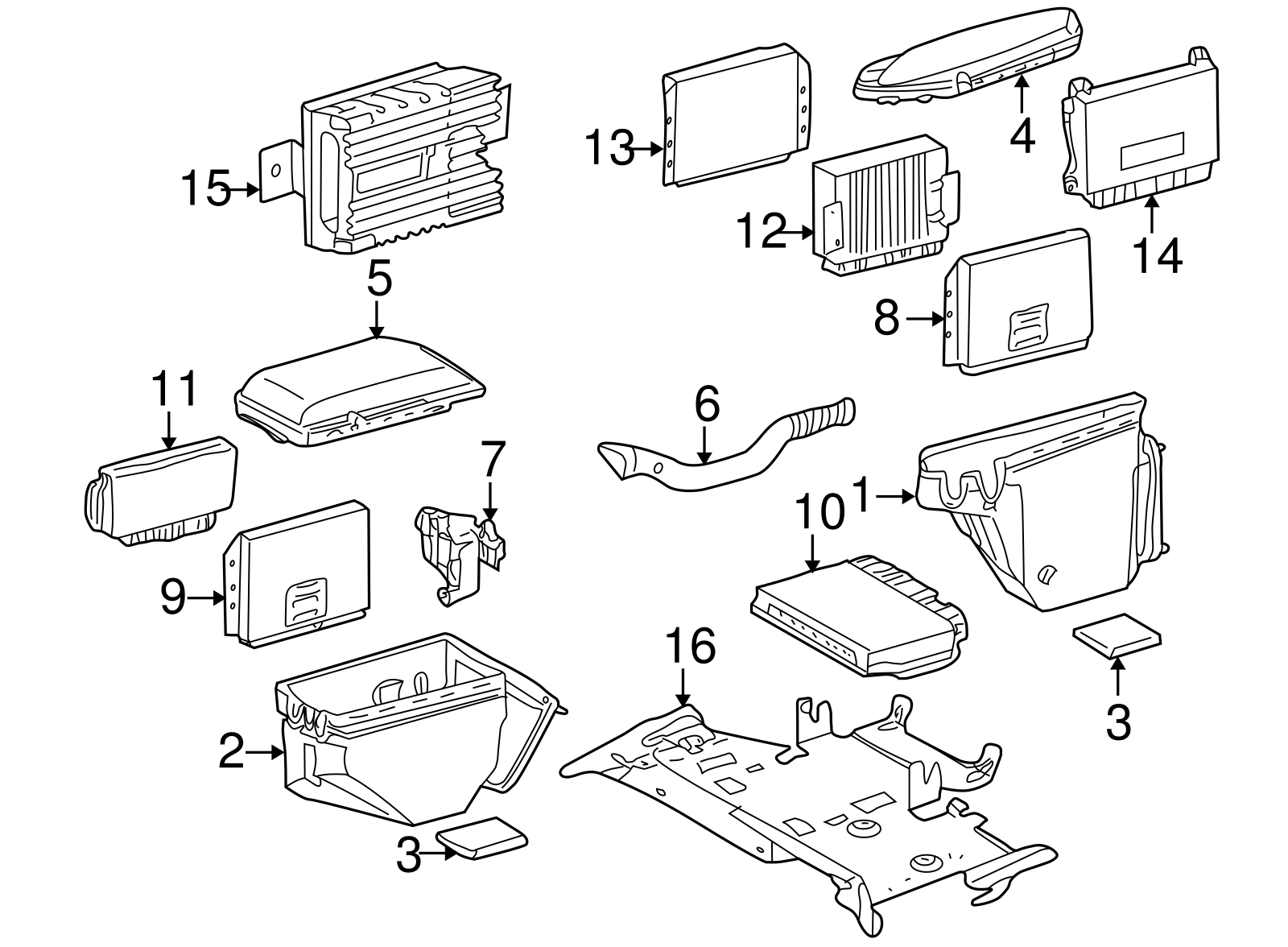 1998-2006 Mercedes-Benz Control Unit 220-545-35-32-64 | MB OEM Parts