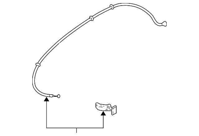1998-2011 Ford Release Cable 6W1Z-16916-A | GetOEMParts.com