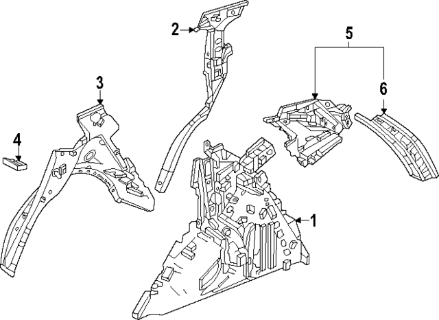 64740-3W0-305ZZ - Rear Pillar 2023-2024 Honda HR-V | Honda Parts Online
