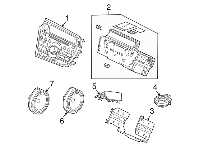 39100-SWA-A50RM - Radio Module Interface 2012-2013 Honda Insight ...