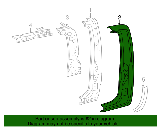 61611-04061 - Side Panel 2005-2023 Toyota Tacoma | Ourisman Toyota Parts