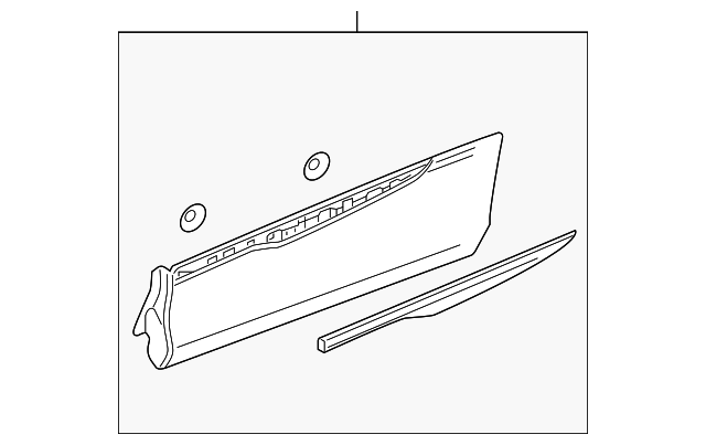 2019-2021 Chevrolet Blazer Lower Molding 84546471 | GMPartsDirect.com
