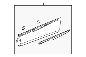 84546472 - Black Passenger Side Door Molding - 2019-2024 Chevrolet ...
