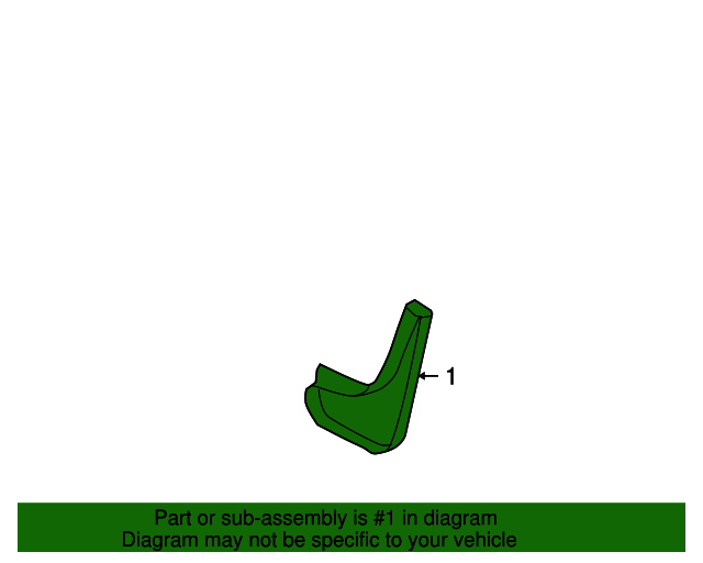 2005-2010 Scion tC Mudguards PT769-21040 | Toyota Parts Center