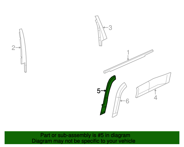 2019-2021 Jeep Cherokee Flare - Passenger Side (RH) 68316002AD ...