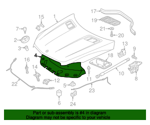 2012-2019 Mercedes-Benz Insulator 166-682-01-26 | MB Online Parts