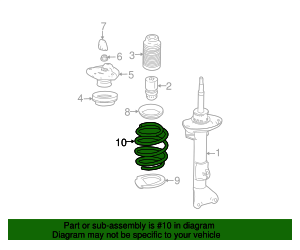 204-321-03-04 - Coil Spring 2008-2015 Mercedes-Benz | Mercedes-Benz USA ...