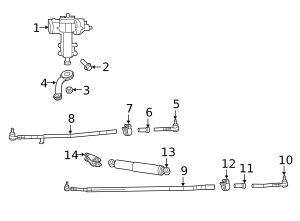 2018-2021 Jeep Tie Rod 68258761ae | TascaParts.com