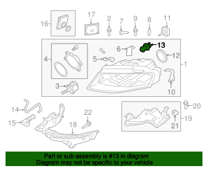 N-107-374-01 - Bulb & Socket 2008-2016 Audi | Audi OEM Parts