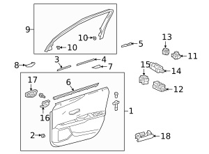 2019-2023 Lexus Frame Cover 67664-76020-C0 | OEM Parts Online