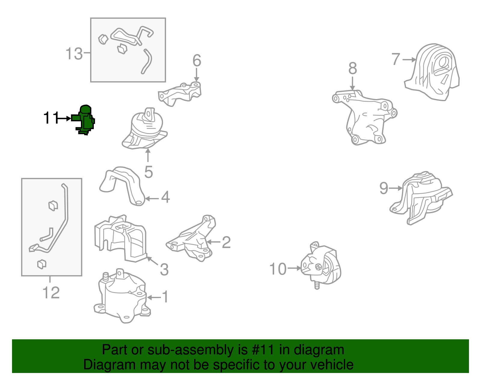 50931-SDA-A01 - Control Valve 2003-2017 Honda | Honda Parts Online