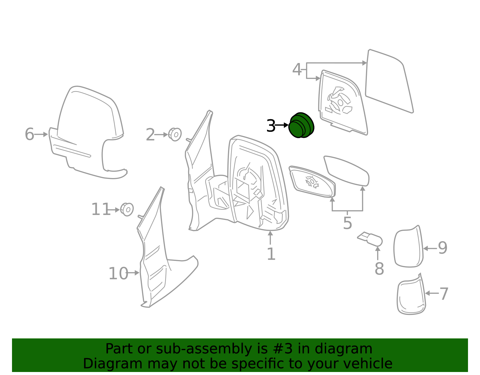 2015-2024 Ford Repair Kit - Driver's Side (LH) CK4Z-17696-B ...
