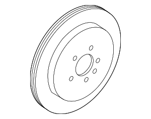 2013-2019 Lincoln MKT Rotor Assembly Brake DE9Z-2C026-A | Village Ford