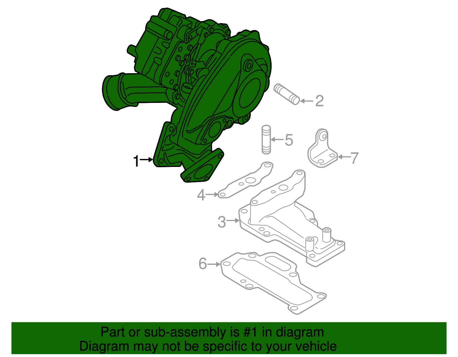 2013-2016 Volkswagen Touareg Turbocharger 059-145-874-M | OEM VW Parts Haus