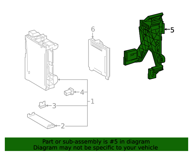 82673-42310 - Mount Bracket 2021-2024 Toyota | AutoNationParts.com