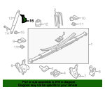 AC3Z-18169-A - Shock Mount Bracket, F350, F450 - 2011-2016 Ford | Ford ...