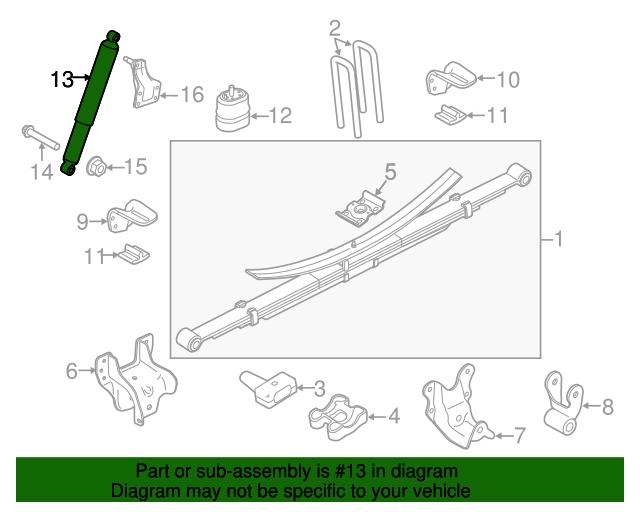 2011-2016 Ford OEM NEW 11-2016 Ford F250 F350 Super Duty Left Right ...
